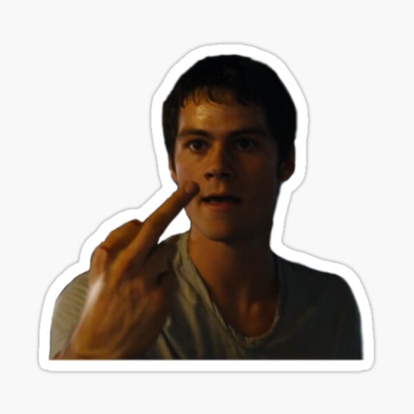 "thomas(dylan o’brien) maze runner sticker" Sticker for Sale by clio28 ...