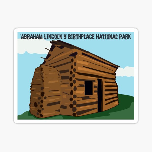 "abraham lincoln birthplace national park " Sticker for Sale by ...