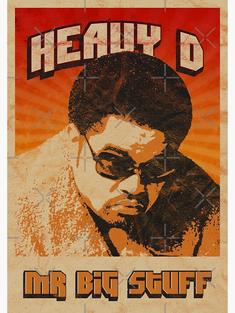 "Heavy D Old School Hip Hop" Poster for Sale by eyepoo | Redbubble