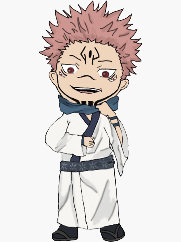 Pegatina «Sukuna Chibi» de MochiMonster88 | Redbubble