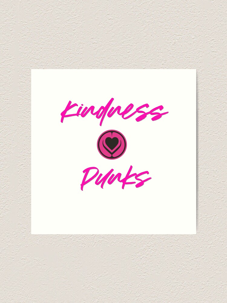"Kindness pink logo" Art Print by Chrislon29 | Redbubble