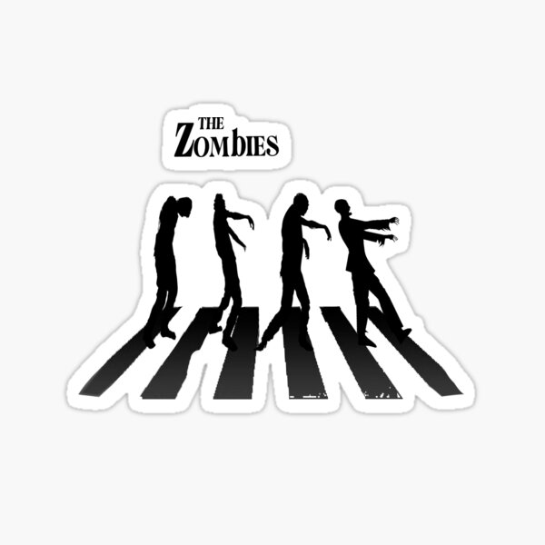 "The Zombies" Sticker for Sale by HutchLA | Redbubble