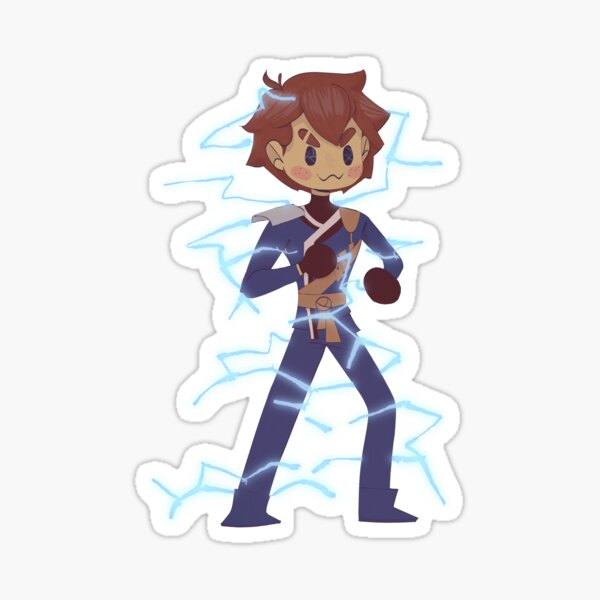 "Jay lightning sticker" Sticker for Sale by cryoptically | Redbubble