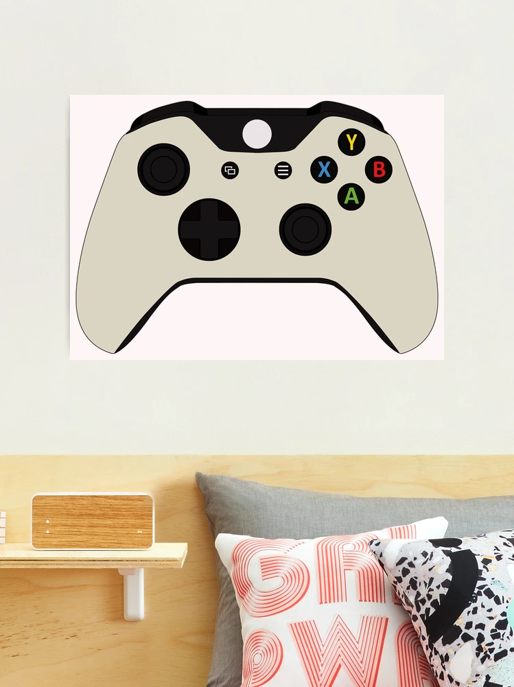 Xbox One Controller Art Print By Thehelixgraphicdesign Microsoft XBox