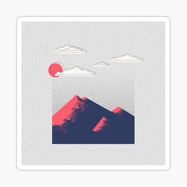 "Hills" Sticker for Sale by BobbyHa | Redbubble