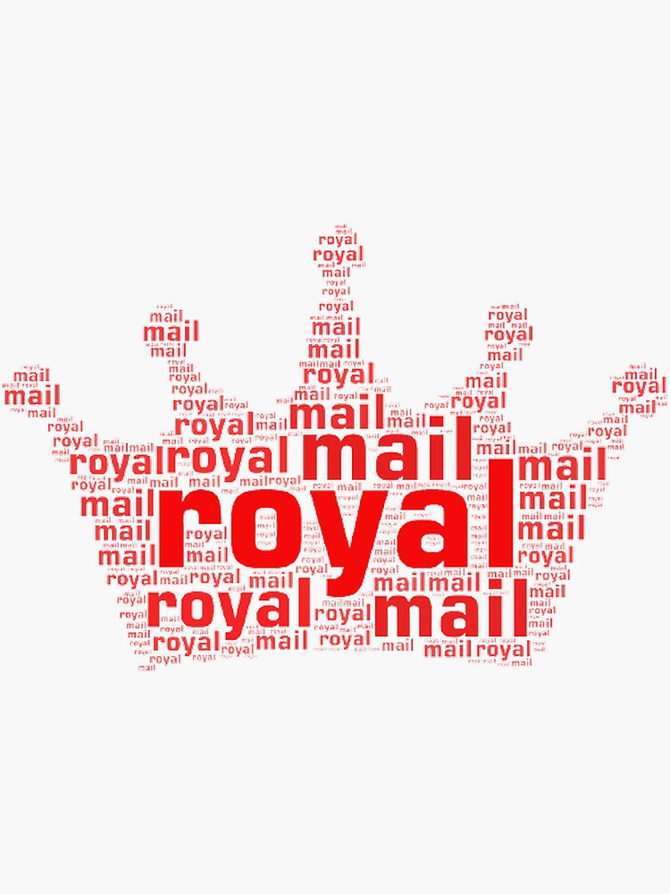 " Royal mail" Sticker for Sale by ghouti22 | Redbubble