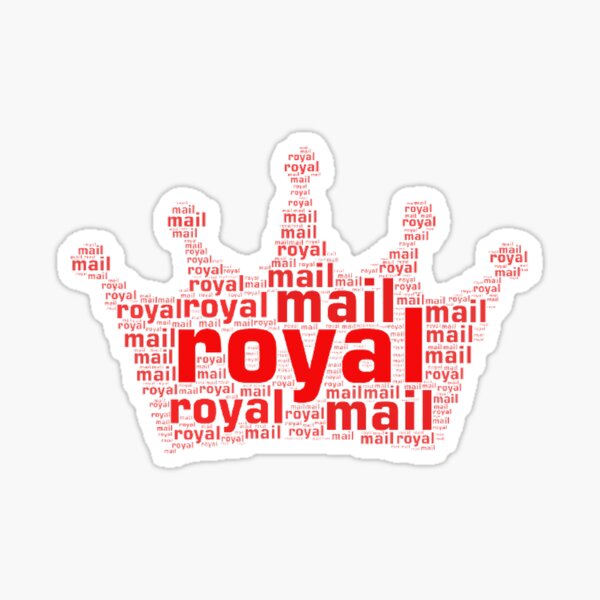 " Royal mail" Sticker for Sale by ghouti22 | Redbubble