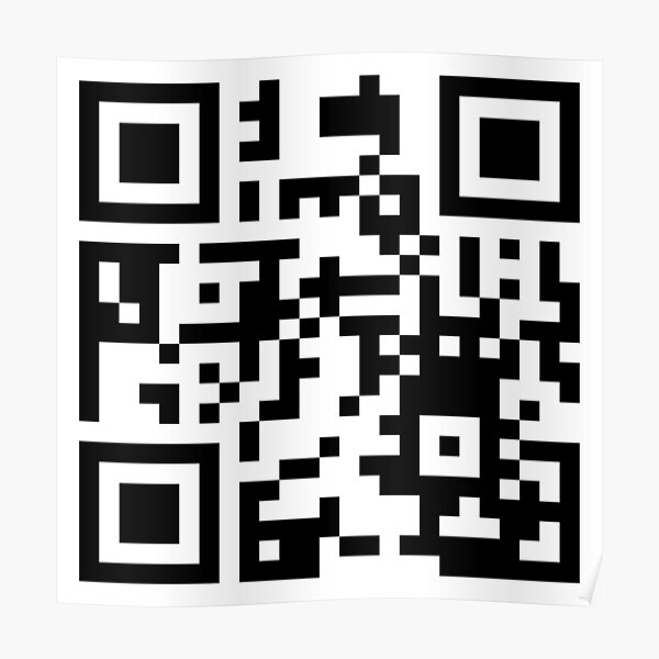 "Lockdown Lul | QR Code" Poster for Sale by Wallpacas | Redbubble