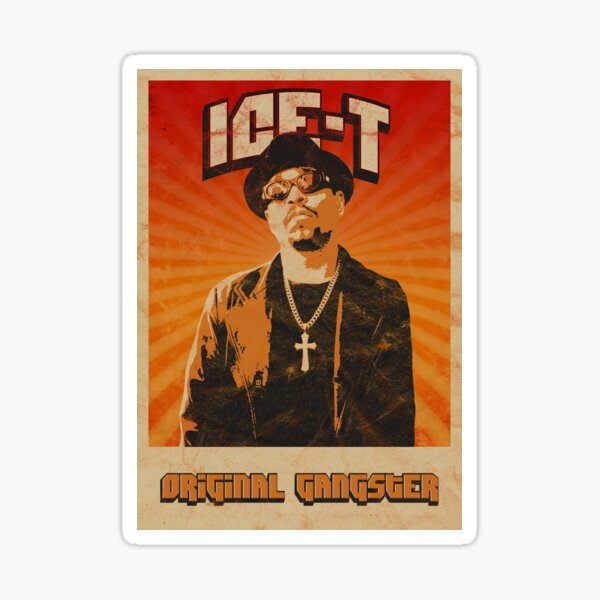 "ice T Old School Hip Hop" Sticker for Sale by eyepoo | Redbubble