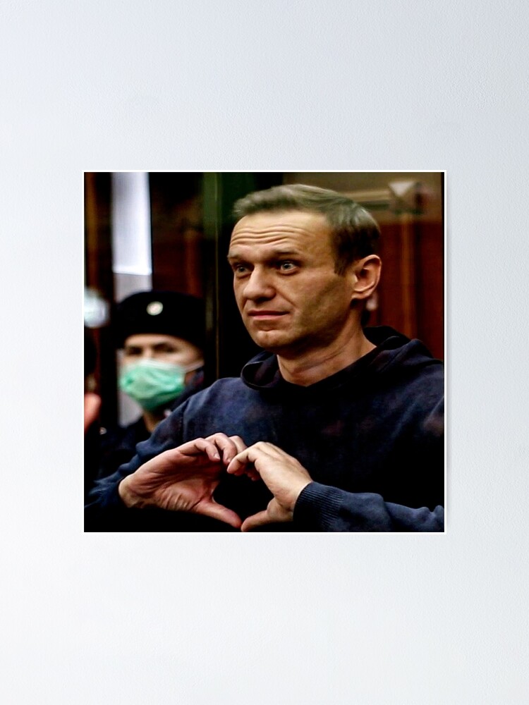 "Free Navalny" Poster for Sale by YOUR-LOOK | Redbubble