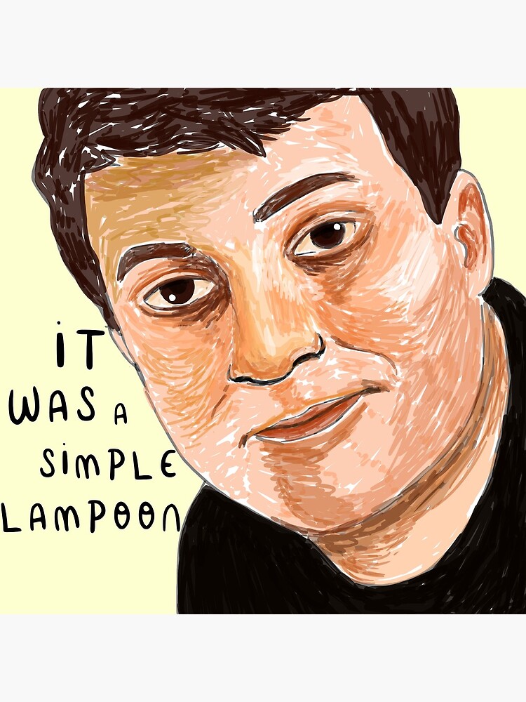 "Peep Show "it was a simple lampoon" Mark Corrigan" Framed Art Print ...