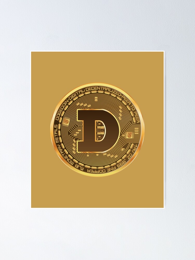 "Dogecoin" Poster by suttieg | Redbubble