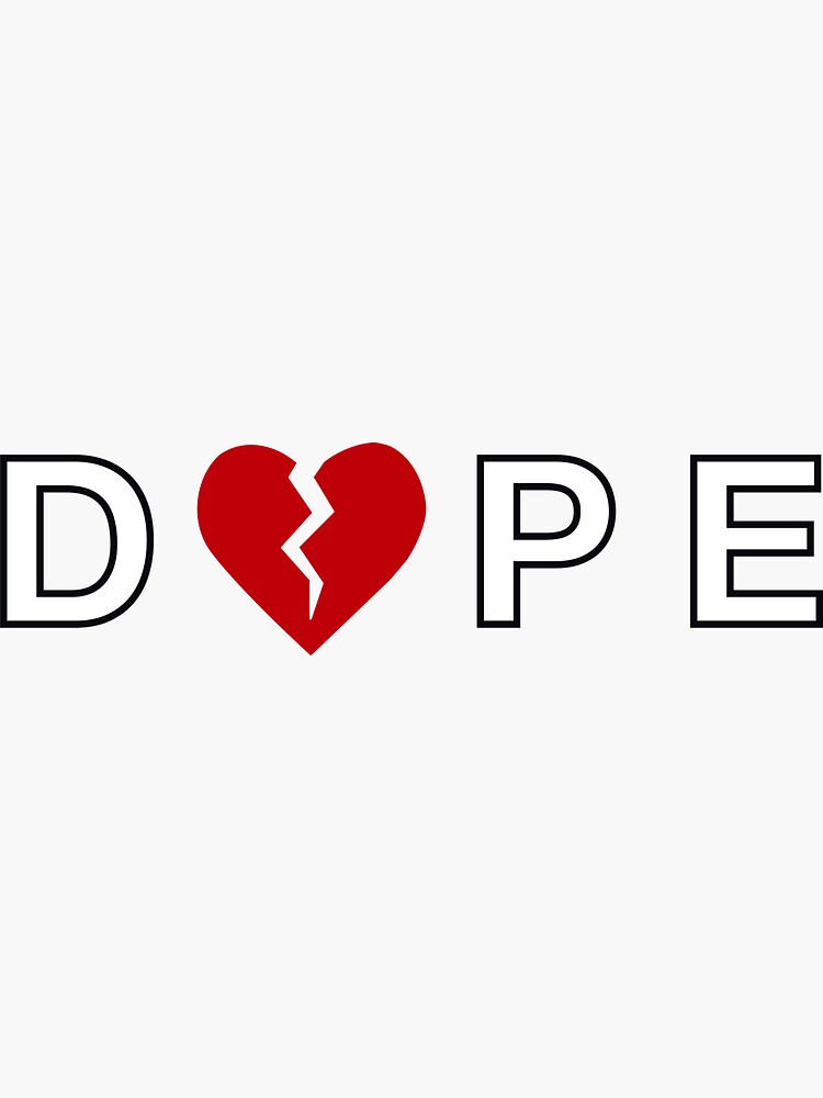 "Dope" Sticker for Sale by hidethezucchini | Redbubble