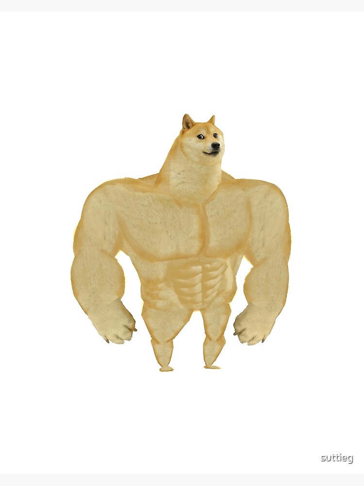 "Big Doge" Art Board Print for Sale by suttieg | Redbubble