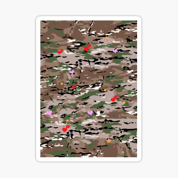 "Army Camo Print" Sticker for Sale by KGunz | Redbubble
