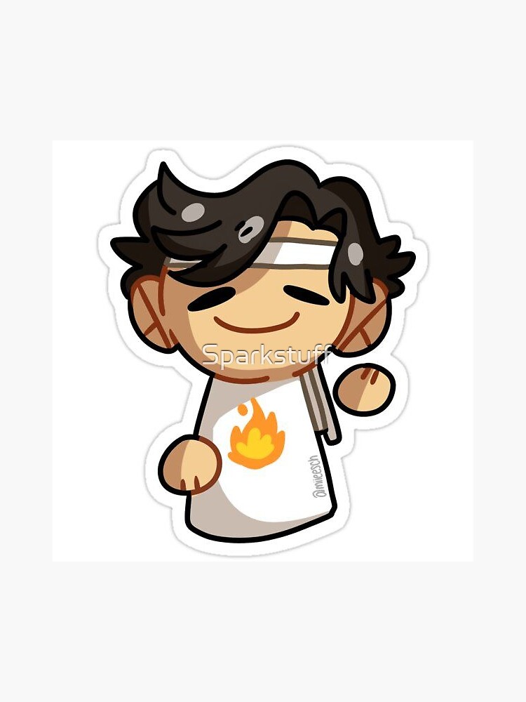 "Sapnap" Sticker for Sale by Sparkstuff | Redbubble
