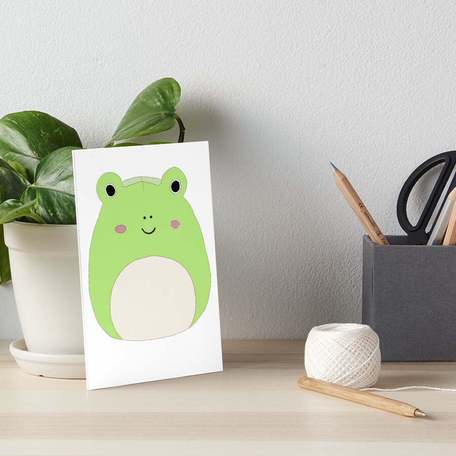 "squishmallow frog sticker- Wendy" Art Board Print for Sale by ...