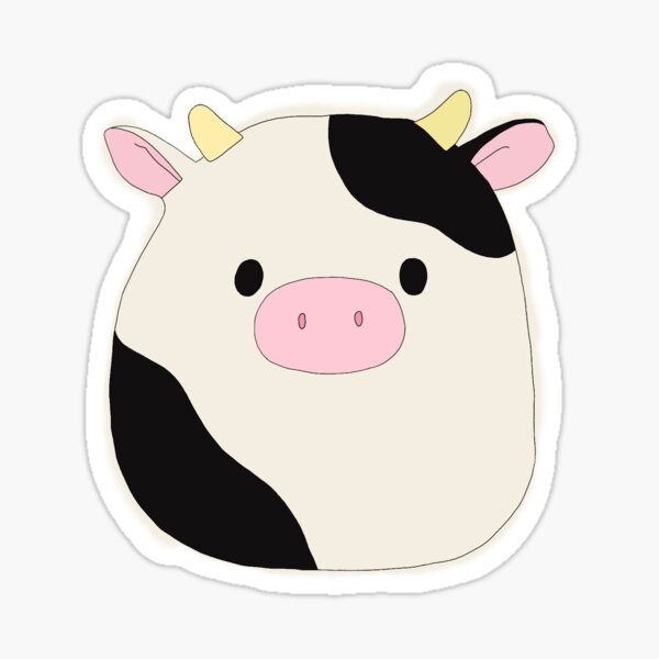 "squishmallow cow sticker- Connor" Sticker for Sale by alexaburke ...