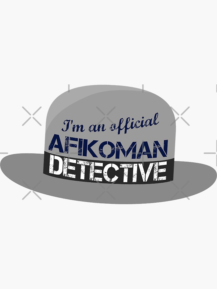 "Official Afikoman Detective" Sticker for Sale by We-thePixels | Redbubble
