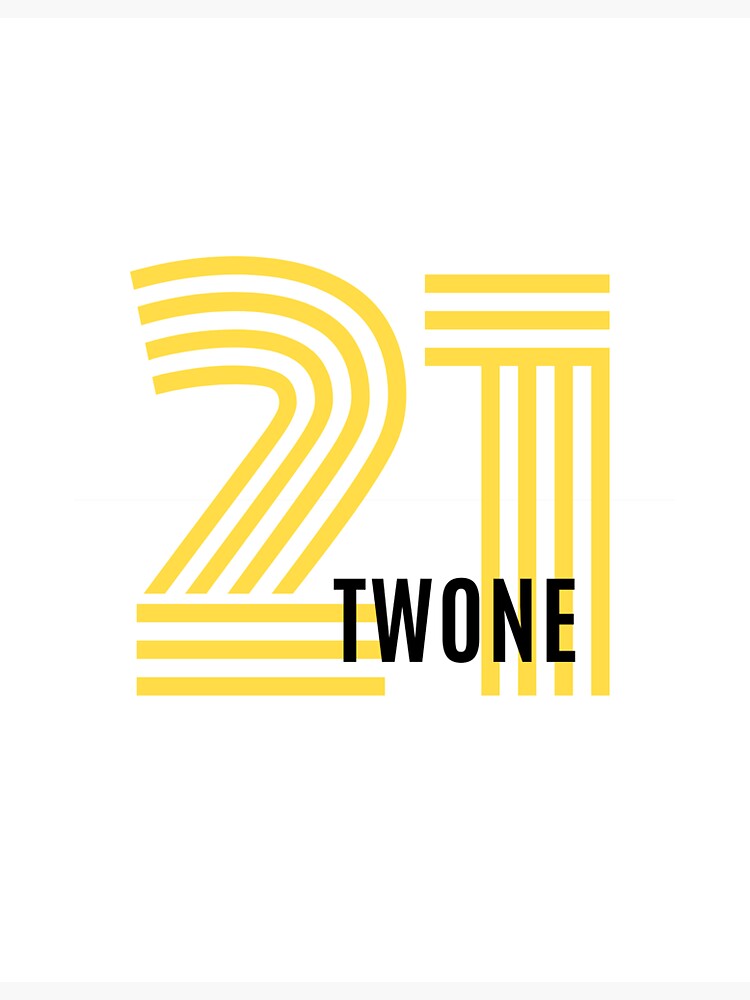 "TWONE" Sticker by jinseongmin | Redbubble