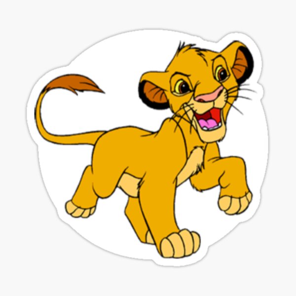 Cub Simba Stickers | Redbubble