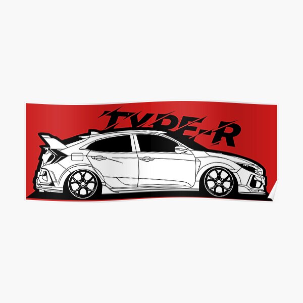 "Honda Type R " Poster for Sale by IssKa | Redbubble