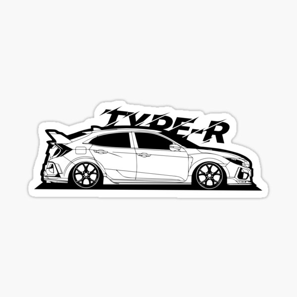 "Honda Type R " Sticker for Sale by IssKa | Redbubble