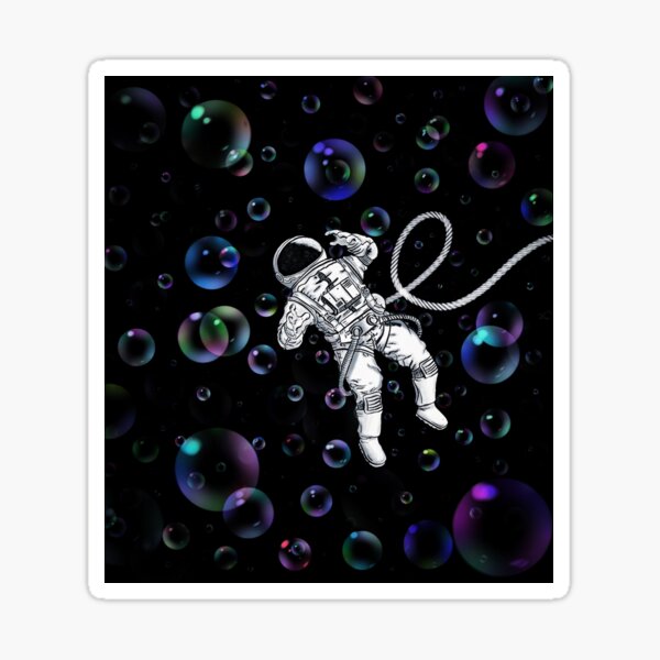 "Space Bubble" Sticker by BStorme | Redbubble