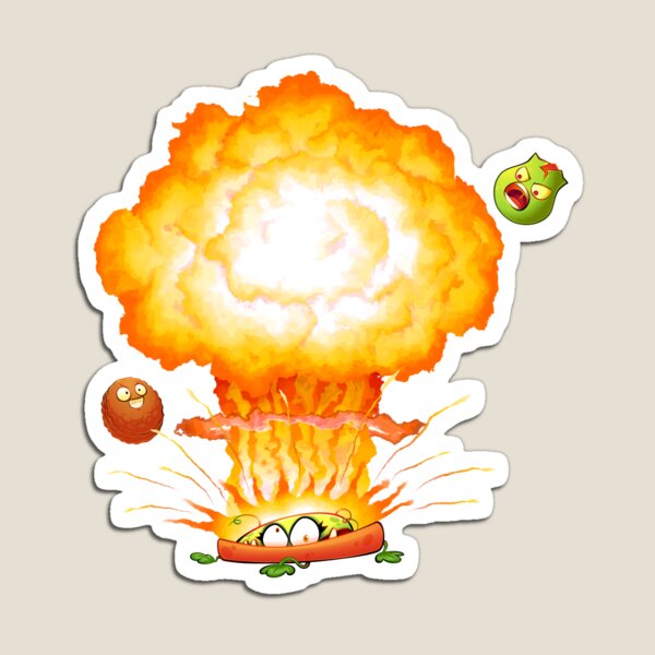 "PVZ EXplosion" Magnet for Sale by Ng T Th | Redbubble