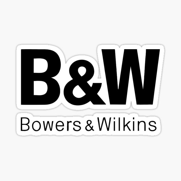 "AUDIO-Bowers and Wilkins LOGO" Sticker for Sale by SamuelAllard99 ...