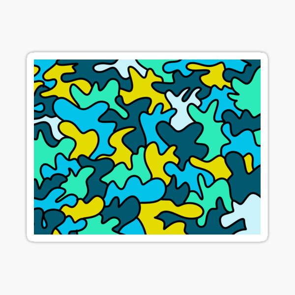 "Pattern - Piled up colors" Sticker by luchomorto | Redbubble