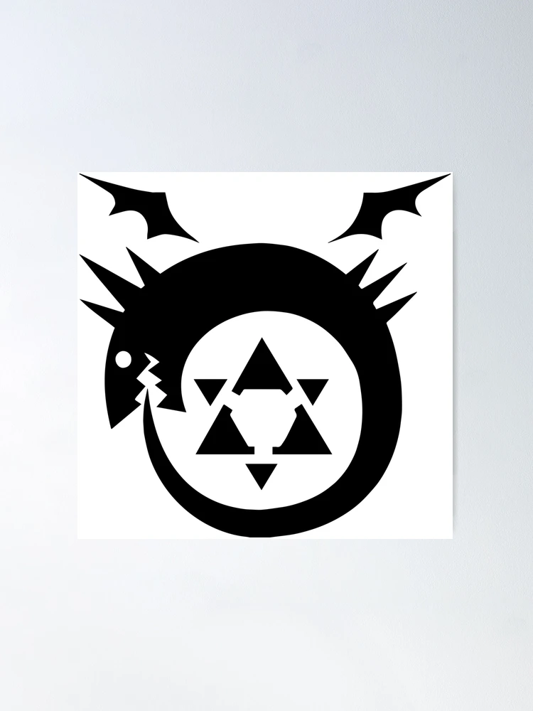 Símbolo Homúnculo De La Codicia Del Alquimista De Metal Completo