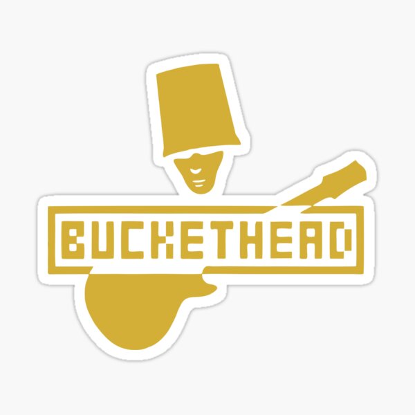 "Buckethead" Sticker by Beck32costa | Redbubble