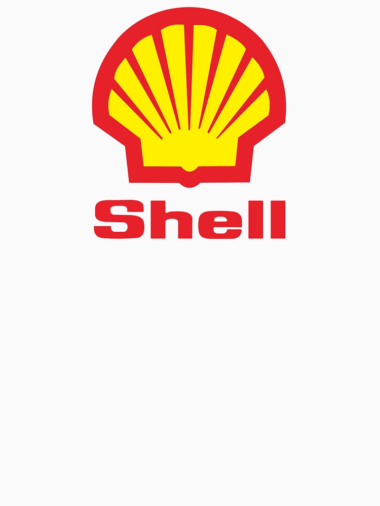 "Shell Logo" T-shirt for Sale by Tad0Moran | Redbubble | shell logo t ...