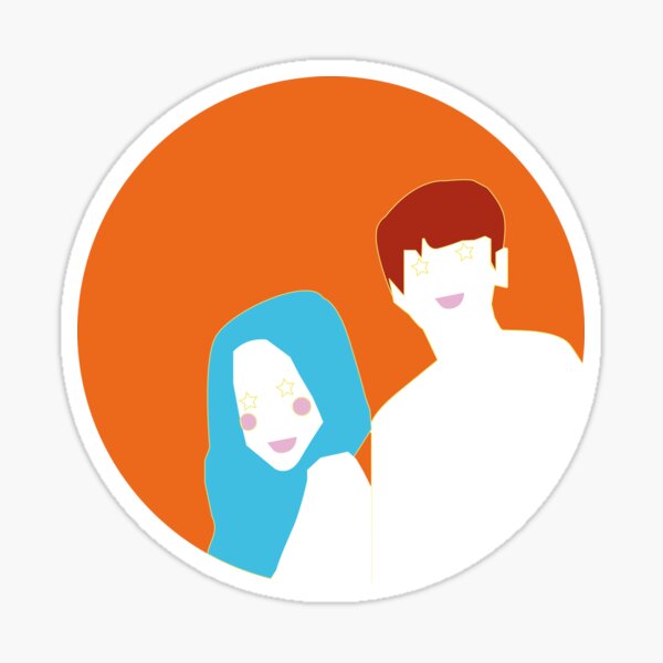 "True beauty drama | Ju Kyung's Matching Couple Key-chain" Sticker for ...