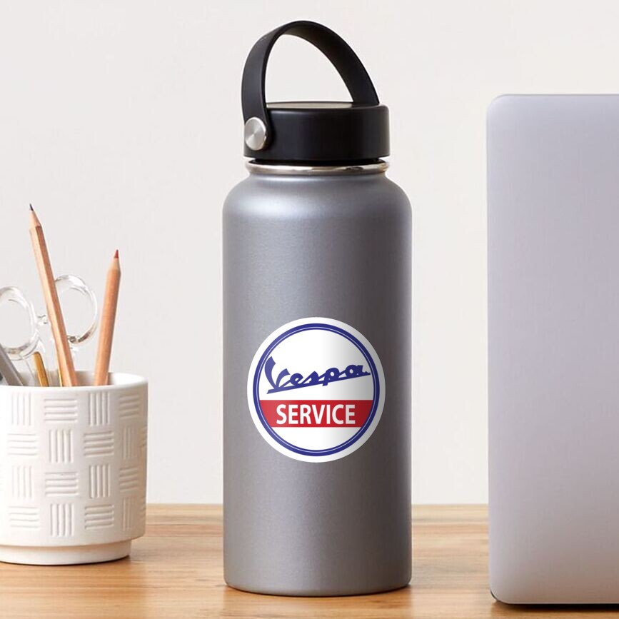 "Vespa Service logo" Sticker by FixedTropical | Redbubble