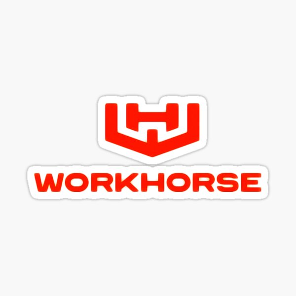 "Workhorse Logo - WKHS" Sticker for Sale by VERNIEGAS | Redbubble