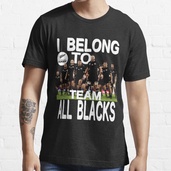 "Team All Blacks Rugby Legends NEW ZEALAND ALL BLACKS SUPERSTARS" T ...