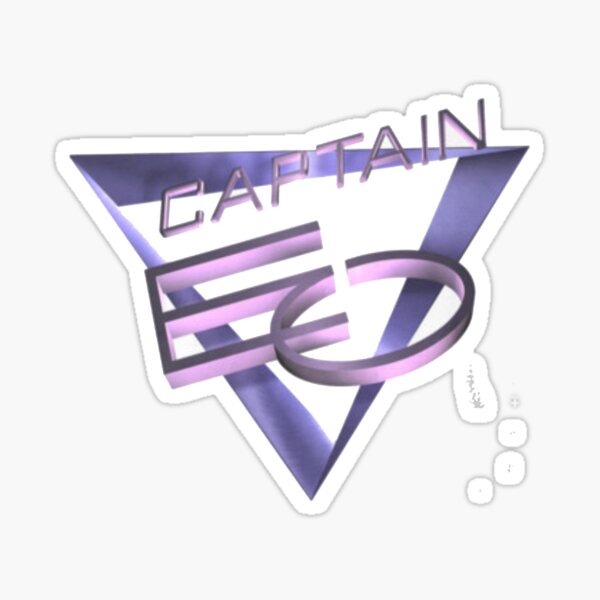 "captain EO" Sticker for Sale by hightkust | Redbubble
