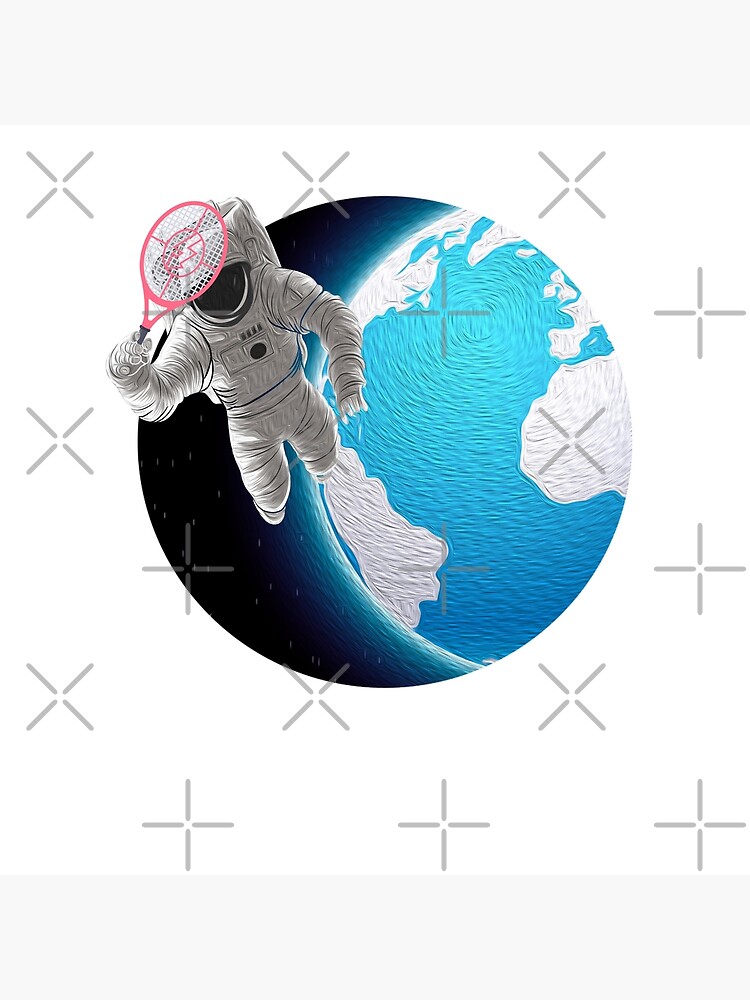 "Astronaut in space, Chasing space bugs" Photographic Print by ...