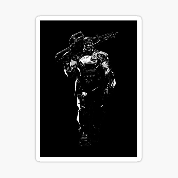 Valorant Brimstone Art Stickers | Redbubble