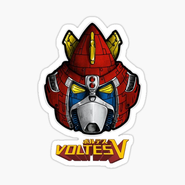 "Voltes V" Sticker for Sale by EmmanPaolo | Redbubble