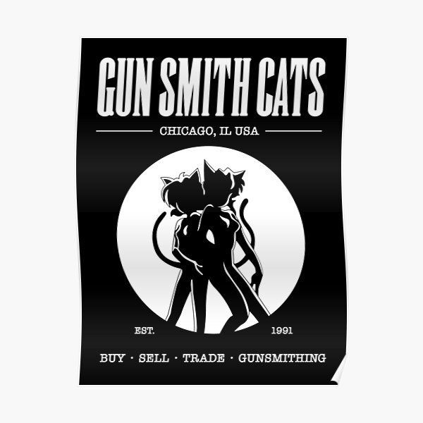"Gunsmith Cats" Poster for Sale by fareast | Redbubble