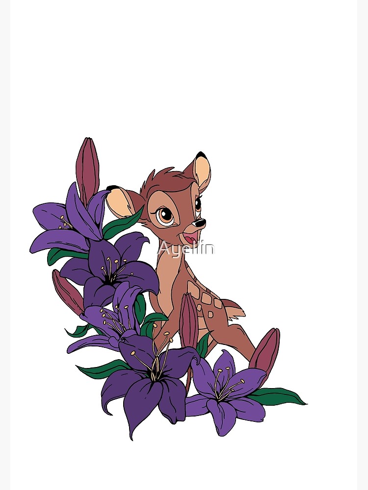 "Bambi" Poster by Ayellin | Redbubble
