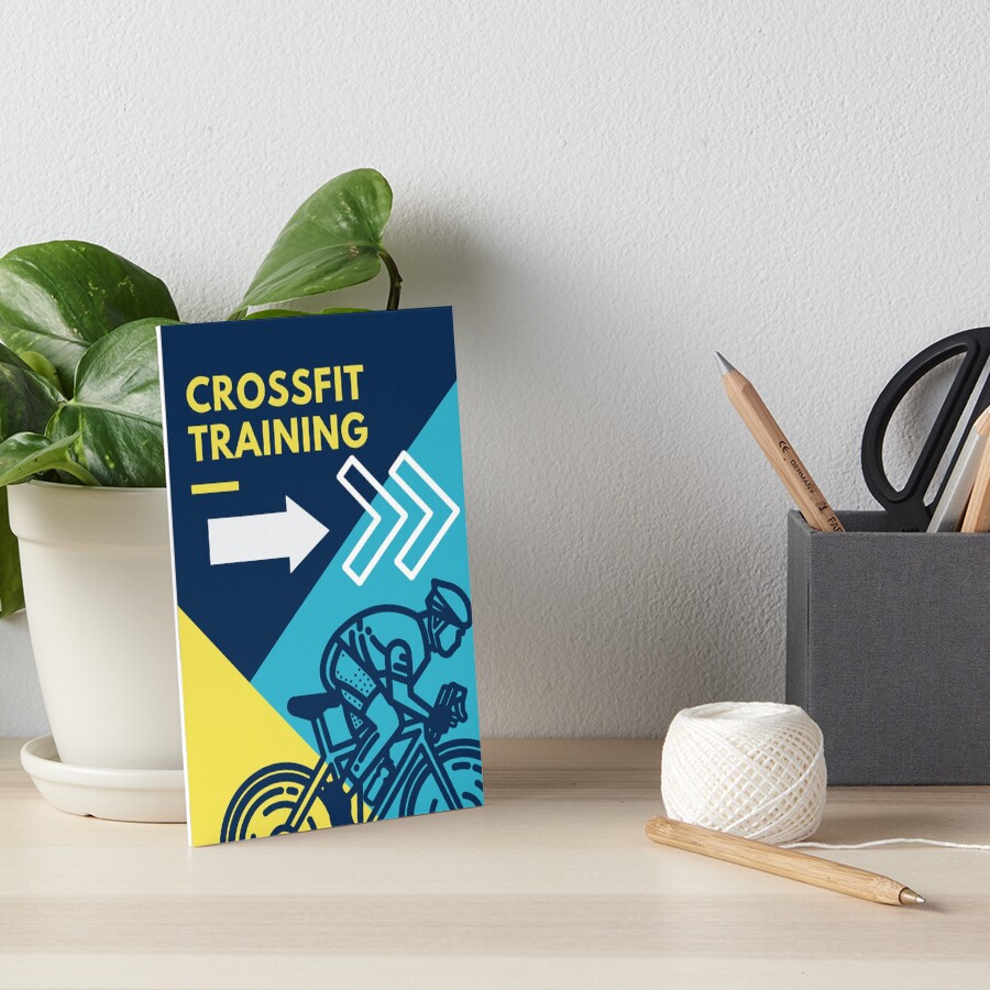 "crossfit" Art Board Print by Sabinemania | Redbubble