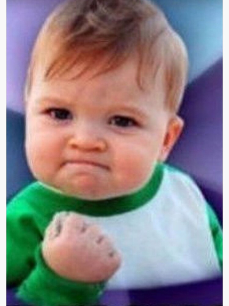 "Baby Fist Bump Meme" Spiral Notebook for Sale by kaylebpeterson ...