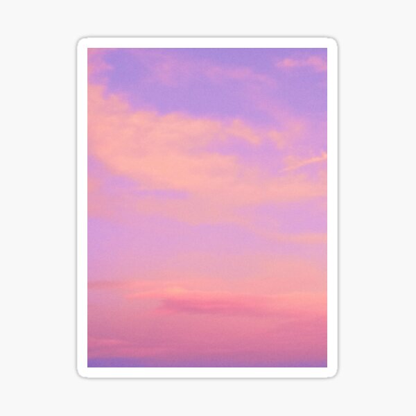 "Pink sky " Sticker for Sale by FreshDeliveries | Redbubble