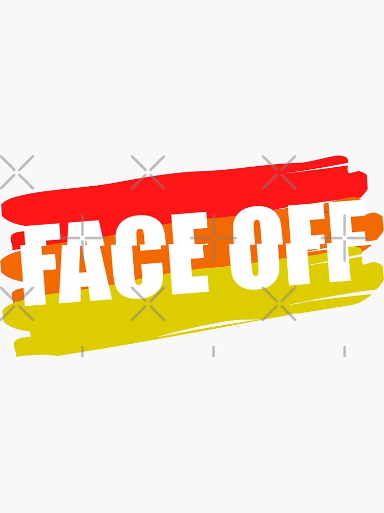 "Cool vintage Face off" Sticker for Sale by laiwole | Redbubble