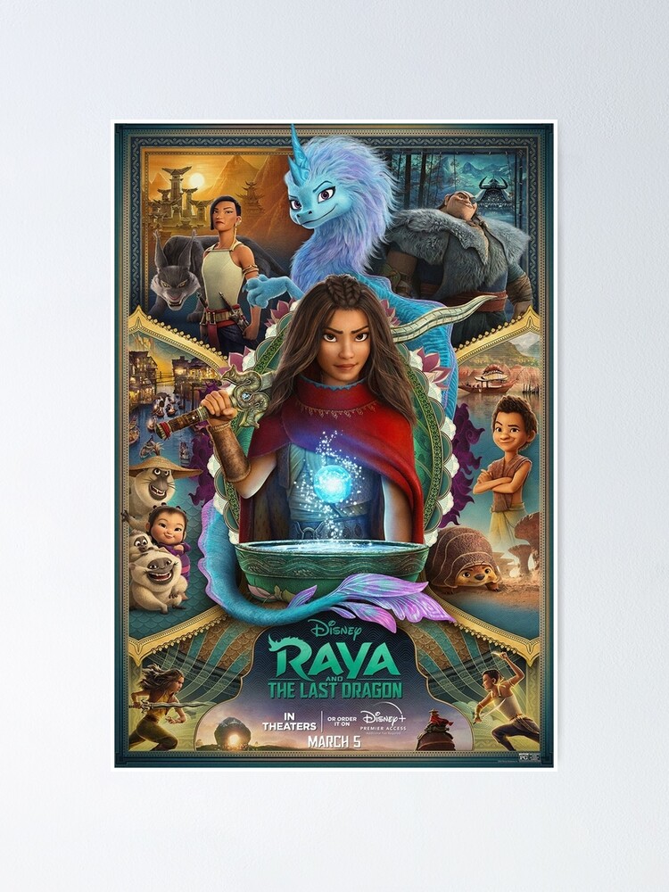 "raya and the last dragons" Poster by frogmex | Redbubble