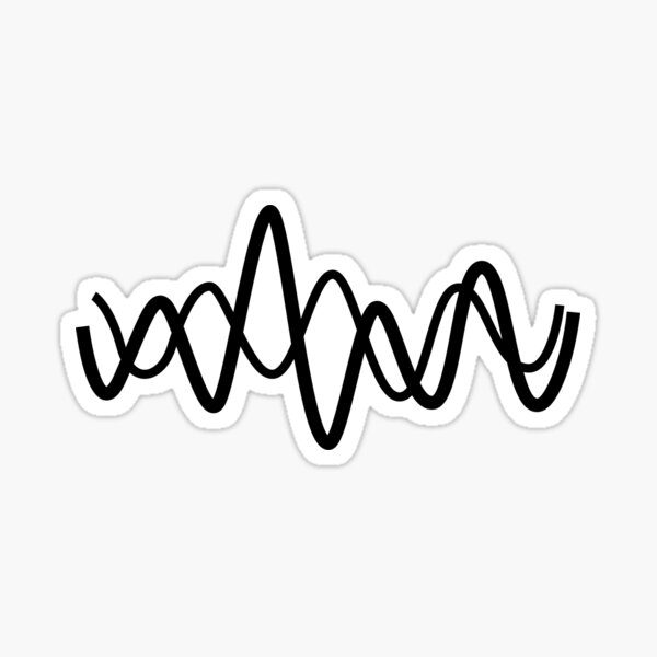 "Frequency Wave" Sticker for Sale by HY2ROGEN | Redbubble